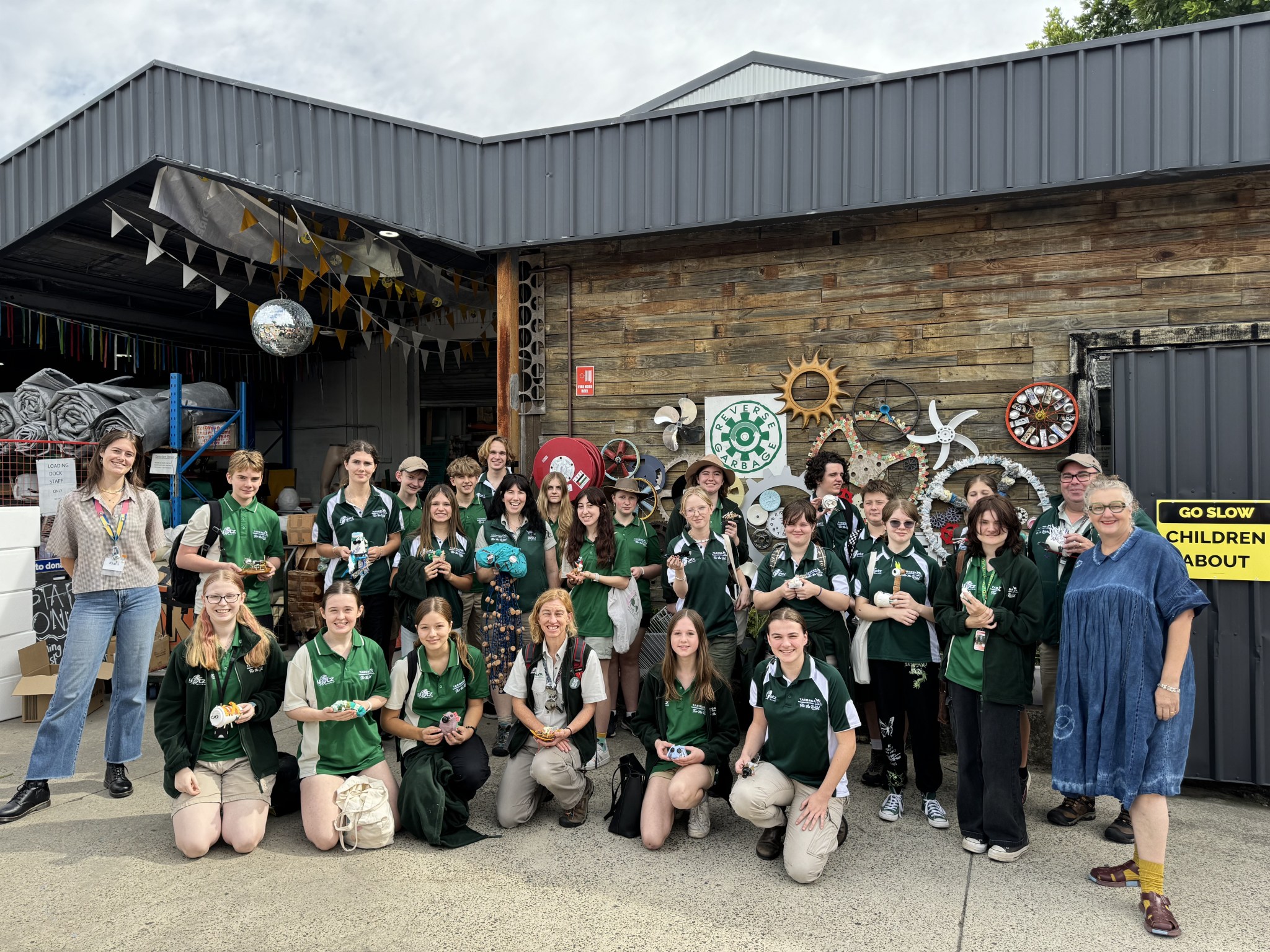 Youth at the Zoo visit Reverse Garbage – Reverse Garbage